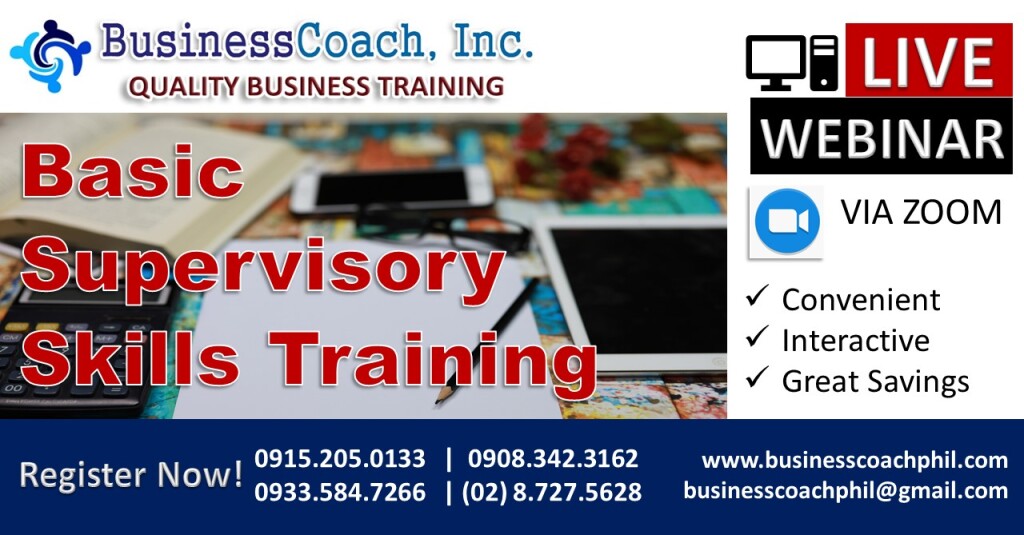 Basic Supervisory Skills Training (Webinar) » Business Seminars by ... Basic Supervisory Skills Training (Webinar) » Business Seminars by ...